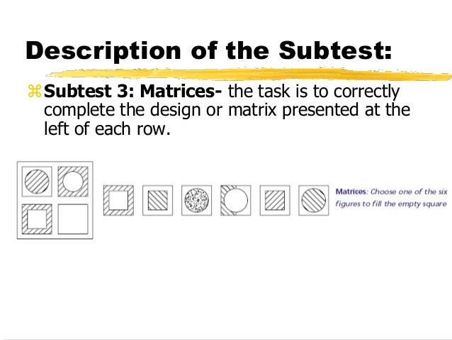 Culture Fair Intelligence Test (CFIT) Manual