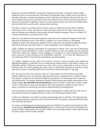 ICT and Mobile Learning | PDF