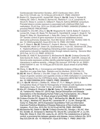 Qiu_CV_Feb12_2017 | PDF | Genetics | Science