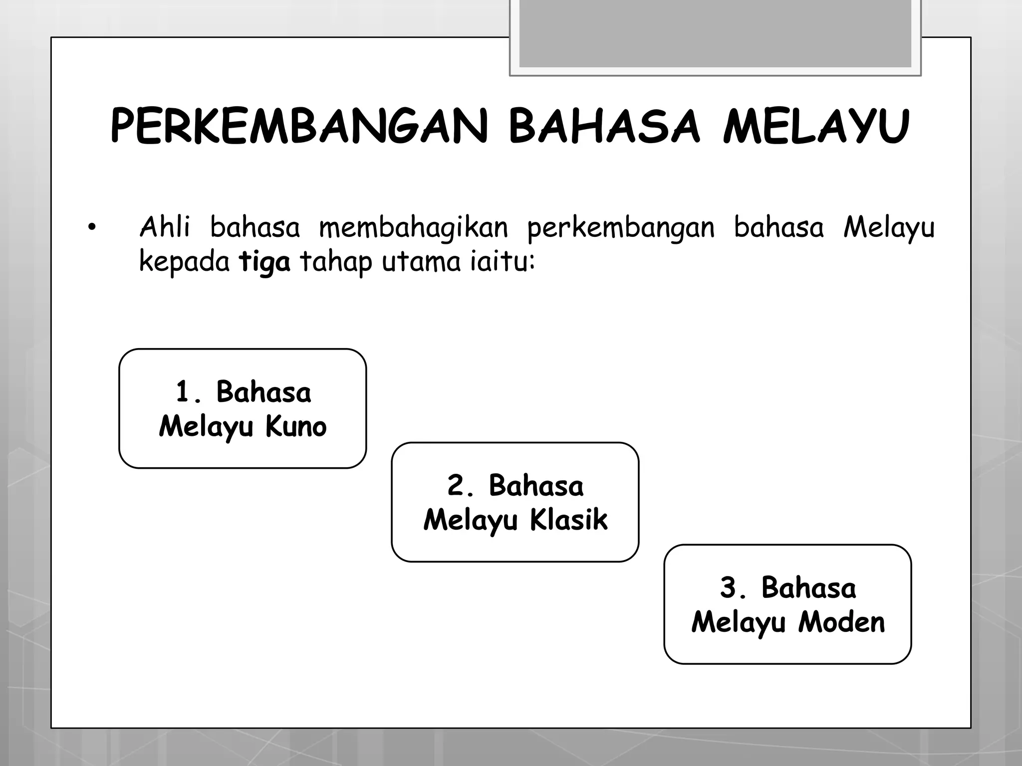 Asal Usul Bahasa Melayu | PPTX