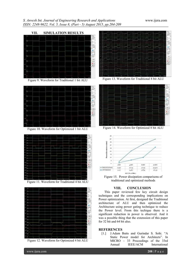 Optimized Design of an Alu Block Using Power Gating Technique