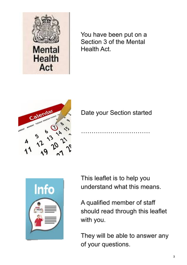 Easy Read MHA Section 3 | PDF