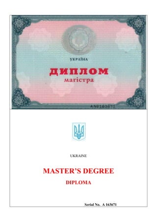 Master Degree Diploma and Transcript | PDF