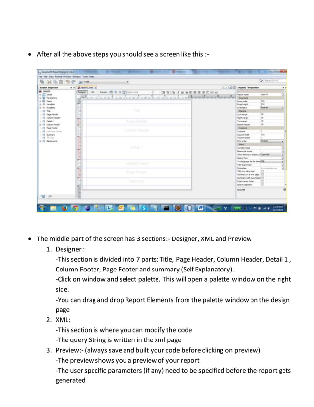 Custom Report Tutorial | DOCX