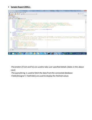Custom Report Tutorial | DOCX