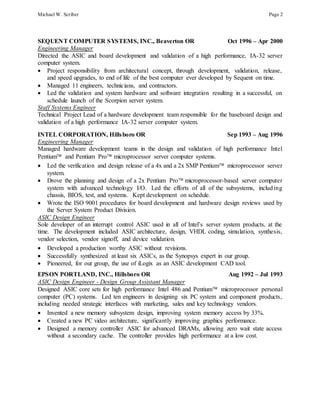 Michael Scriber -Resume 2016 | DOCX | Computing | Technology & Computing