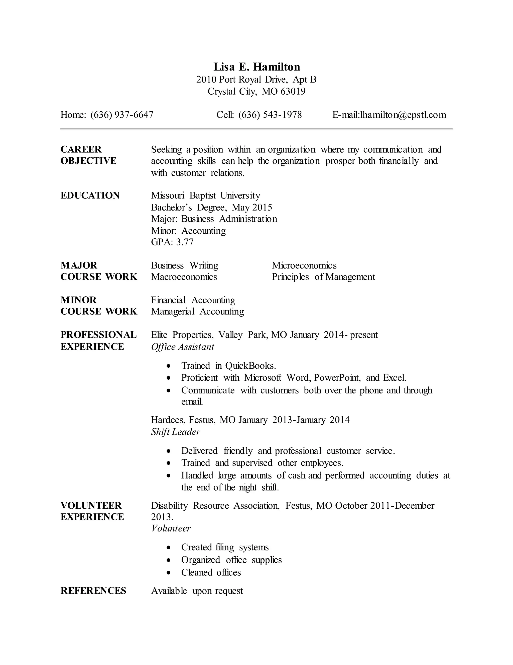 Resume | DOCX
