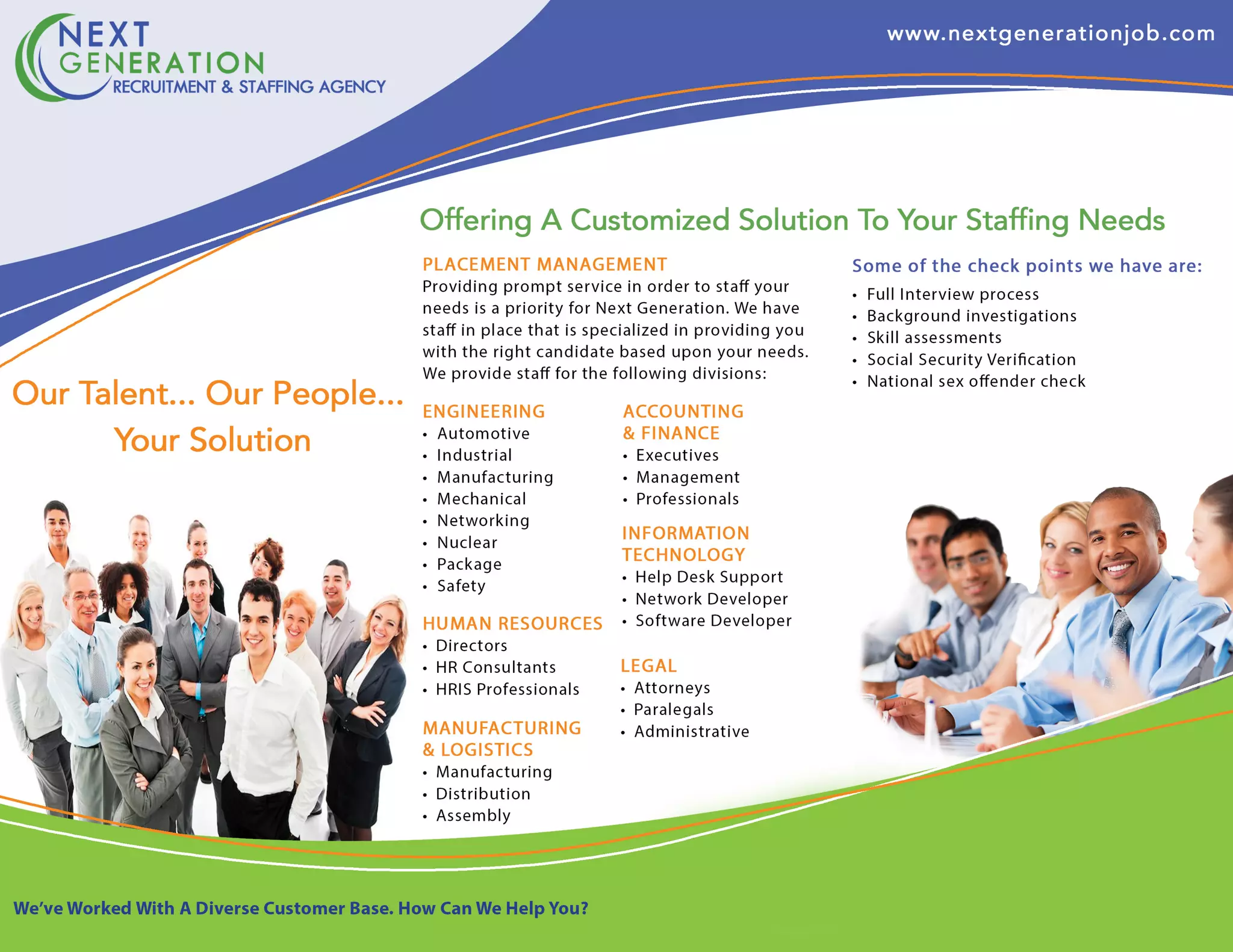 Next Generation Recruitment and Staffing Brochure | PDF