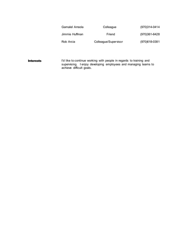 Travis Stout Resume | DOCX