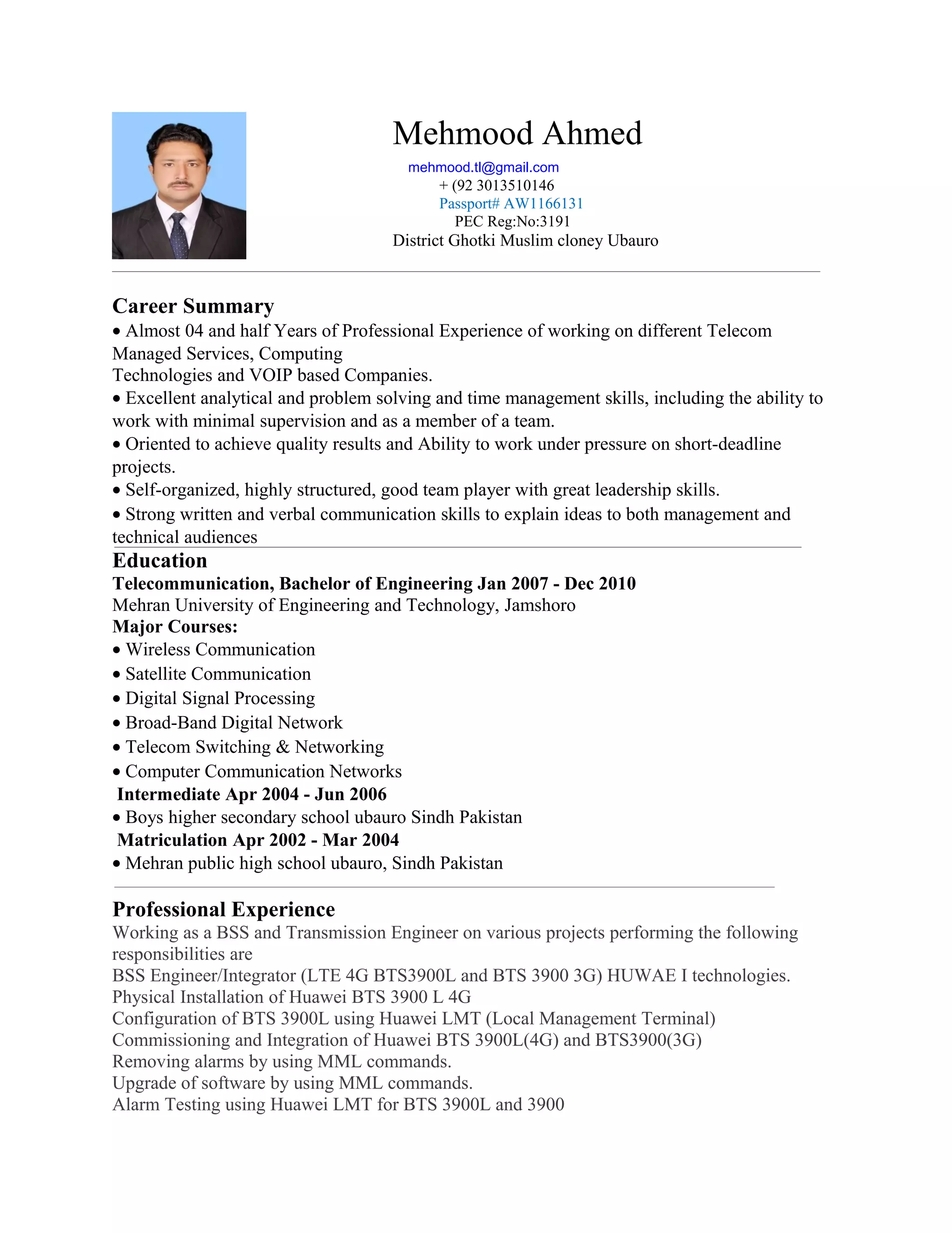 Mehmood._Ahmed | DOC | Operating Systems | Computer Software and Applications