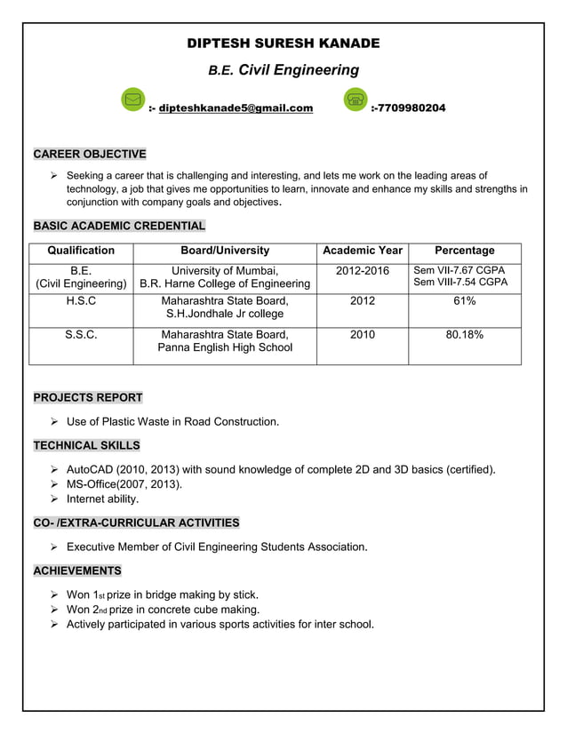 Resume | PDF