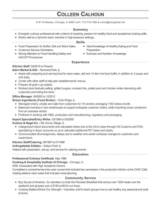 COLLEEN Resume 1(2) | PDF