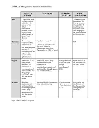 Impact Study_ENRM 232_2014 | PDF