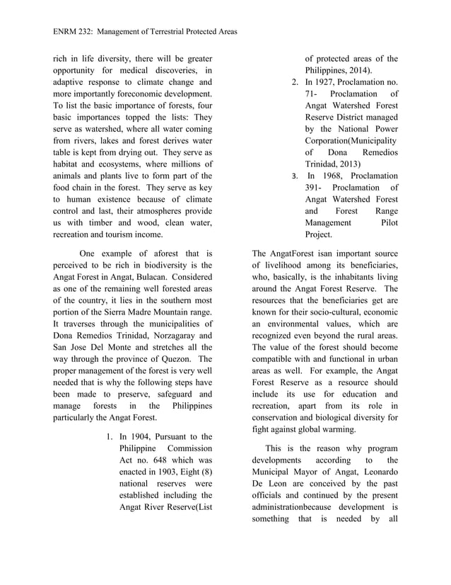 Impact Study_ENRM 232_2014 | PDF