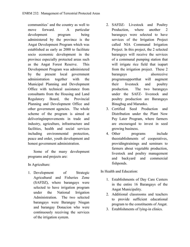 Impact Study_ENRM 232_2014 | PDF