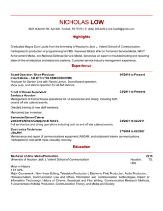 Nicholas Low Resume26 | PDF