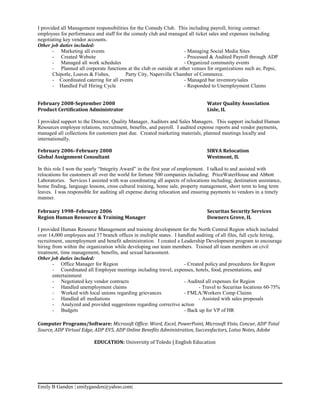 Emily Resume 2014 | PDF