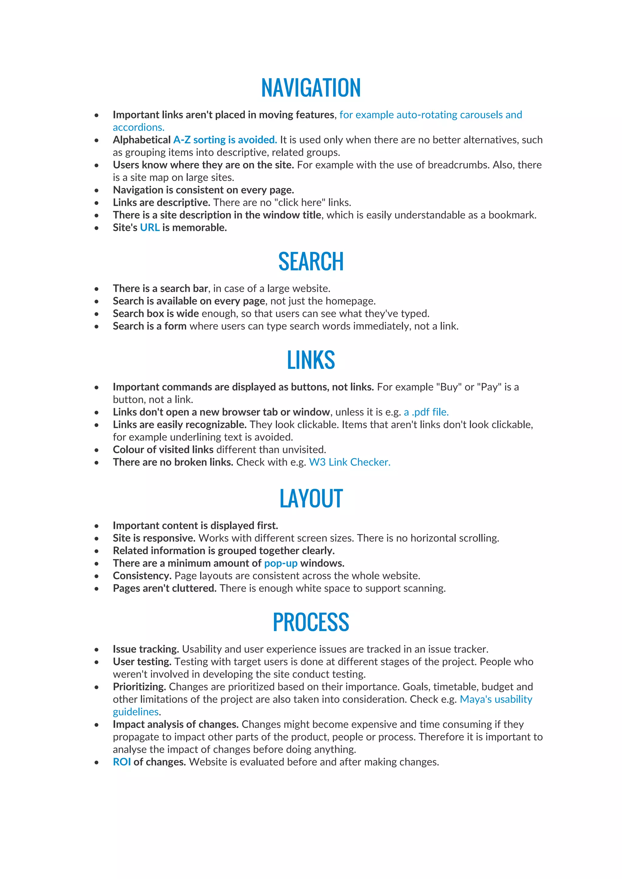 eCOMMERCE CONVERSION CHECKLIST | PDF