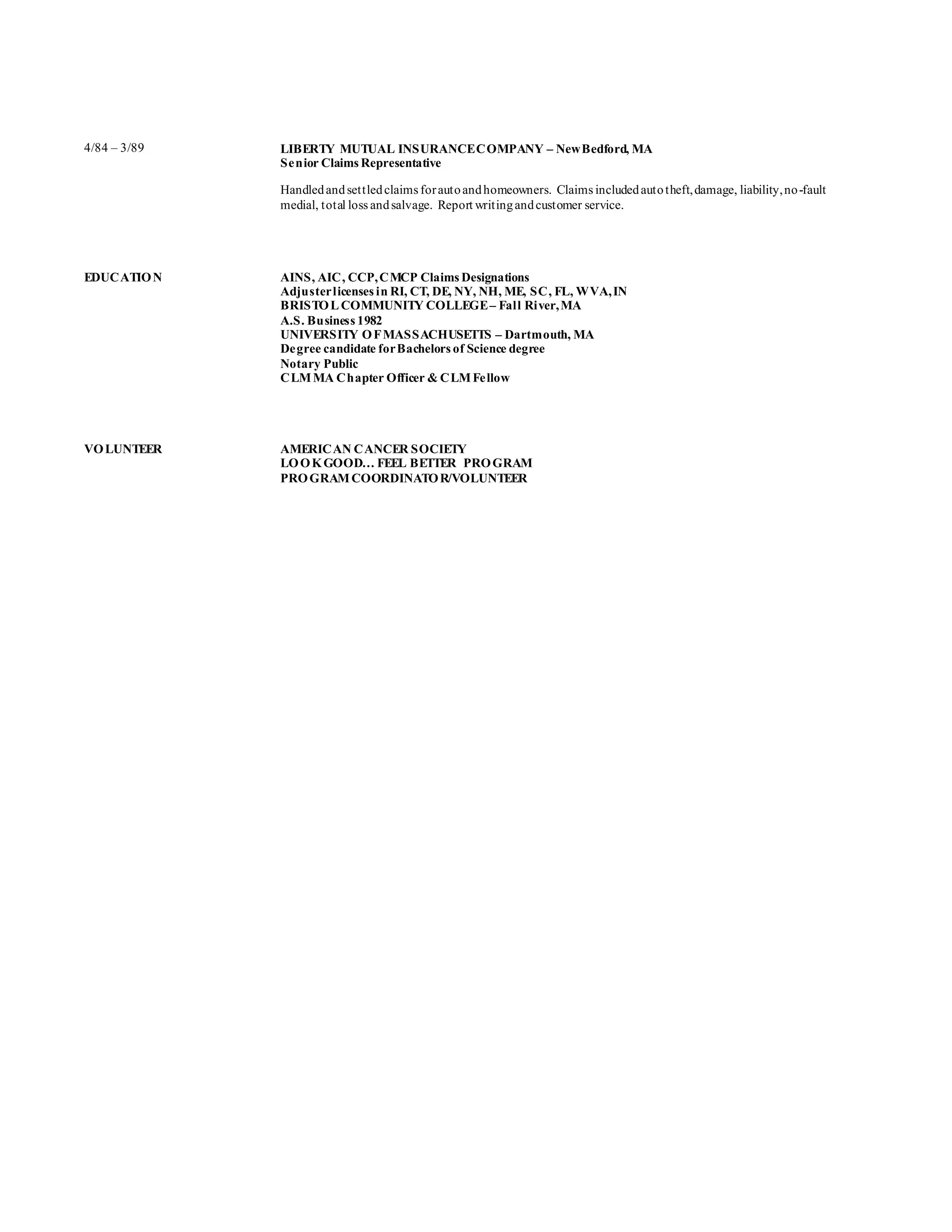 Arlene A Coderre DiCarlo Resume2 | DOCX