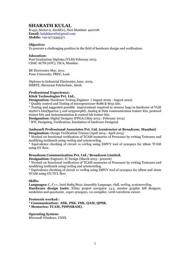 sharath_resume_may2016 | PDF