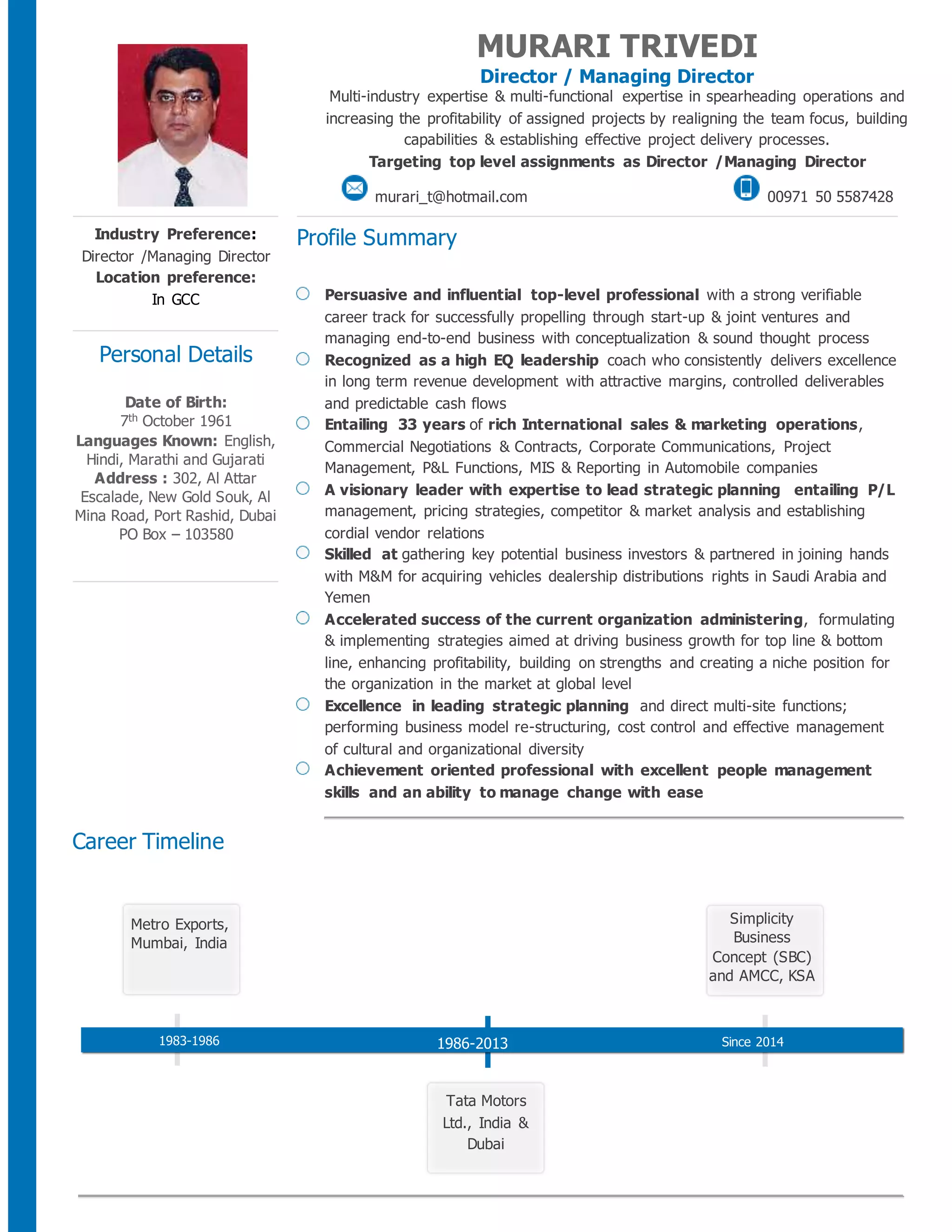 Murari Resume | DOCX