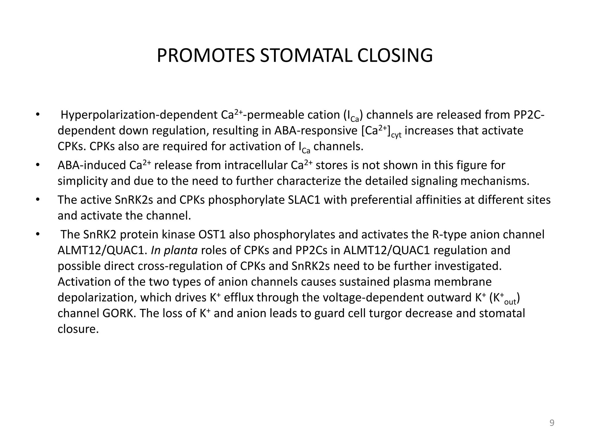 Abscisic acid biosynthesis and function | PPTX