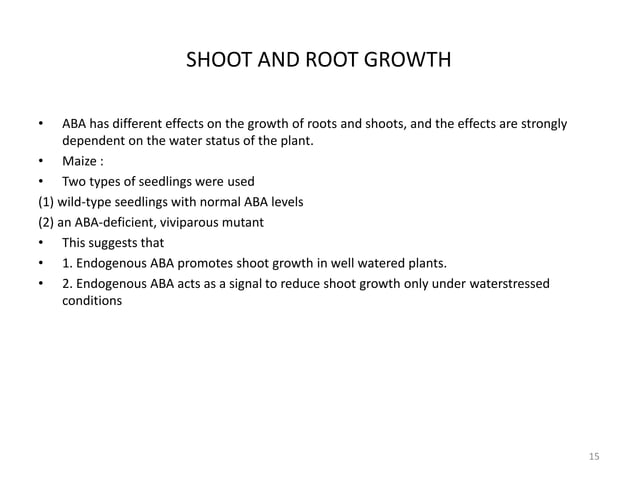 Abscisic acid biosynthesis and function | PPTX | Chemistry | Science