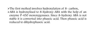 ABA -Abscisic acid | PPTX