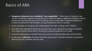 ABA- Applied behavior analysis | PPTX