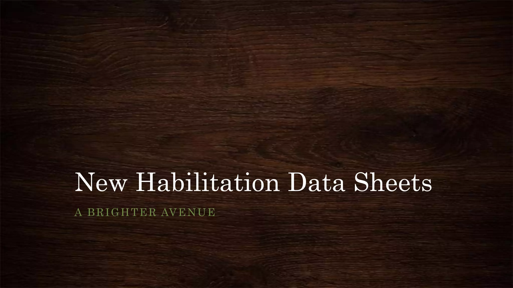 Aba new habilitation data sheets | PPSX