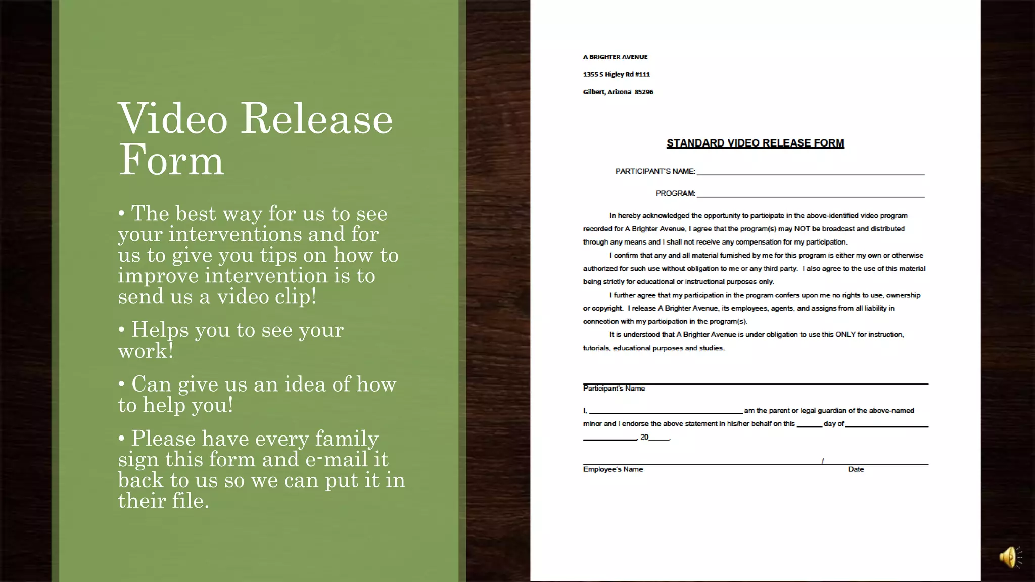 Aba new habilitation data sheets | PPSX