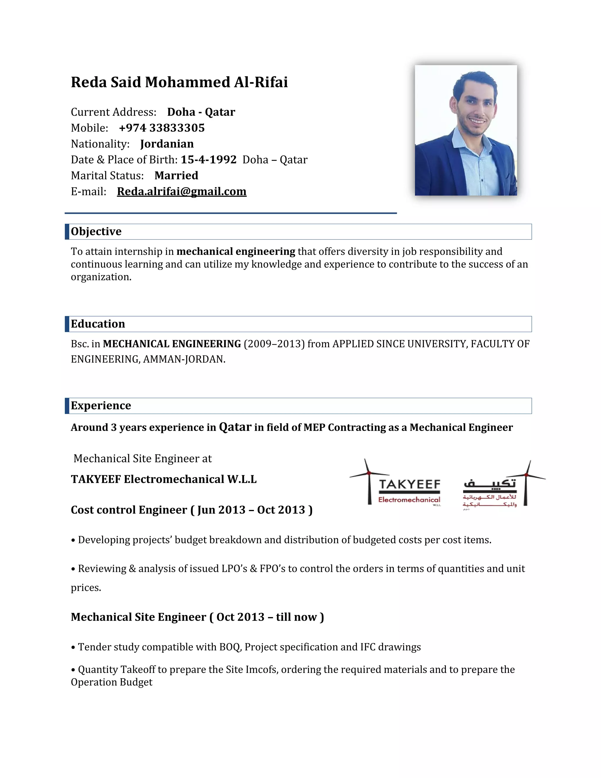 CV._Eng._Reda_Al_Rifai | PDF