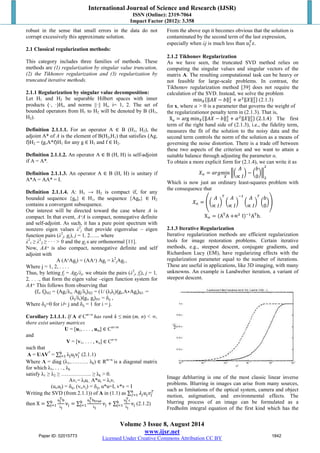 Regularization Methods to Solve | PDF