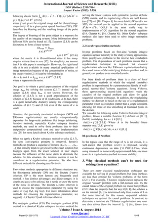 Regularization Methods to Solve | PDF