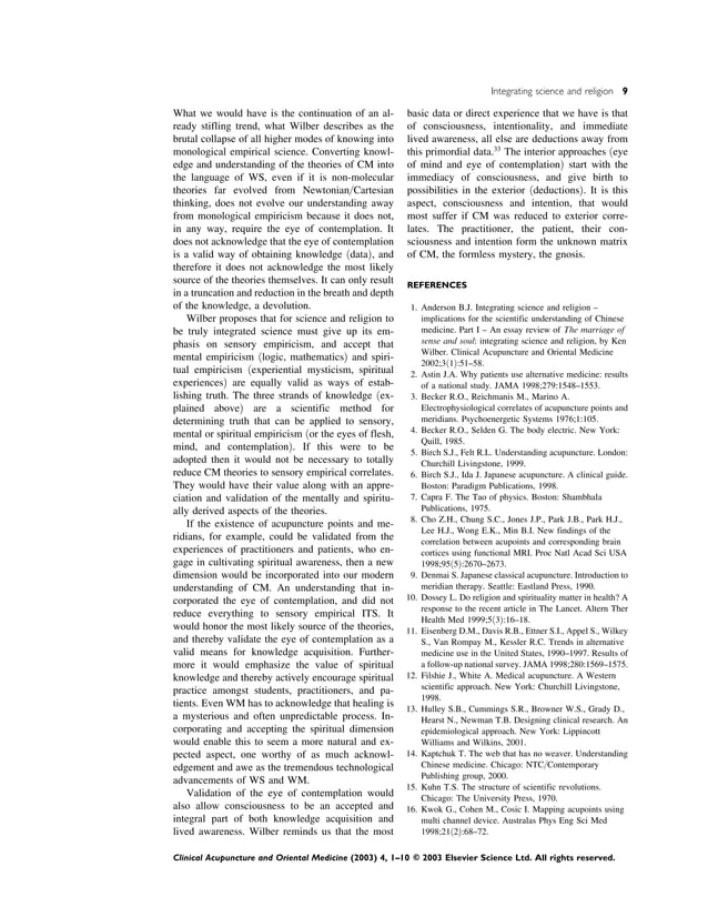 Integrating science and religion Part 2 | PDF