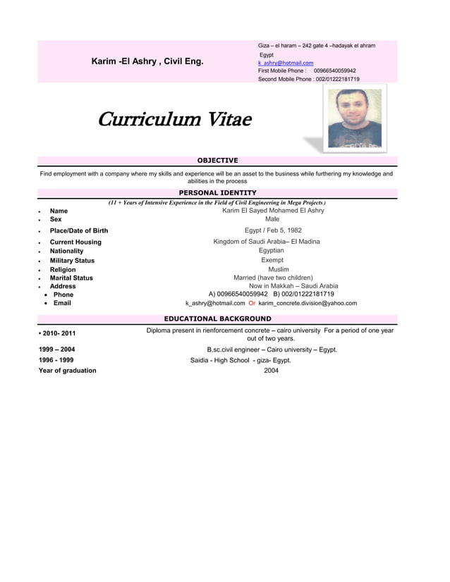 My cv 9-2015 scan PDF | PDF | Africa Travel | Travel Locations