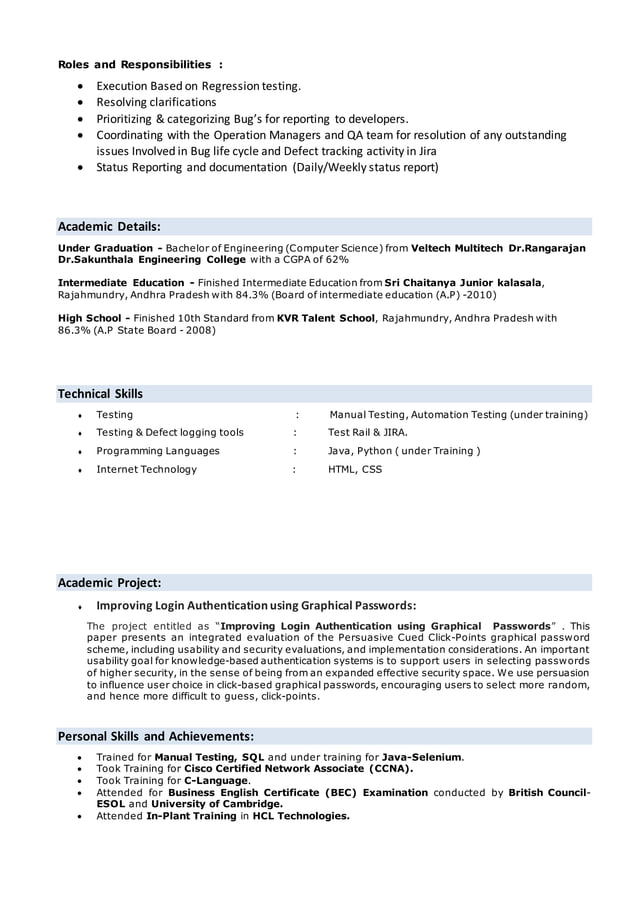 Tahseen Experience Resume | PDF