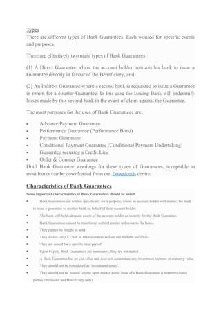 Leasing -BANK GUARANTEE | DOC