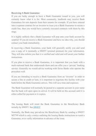 Leasing -BANK GUARANTEE | DOC