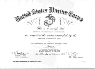 TMDE Certificate | PDF