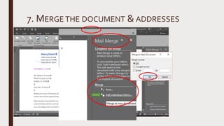 Mail merge madness!! | PPTX