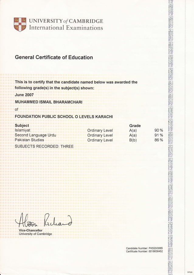 O-Level Result | PDF