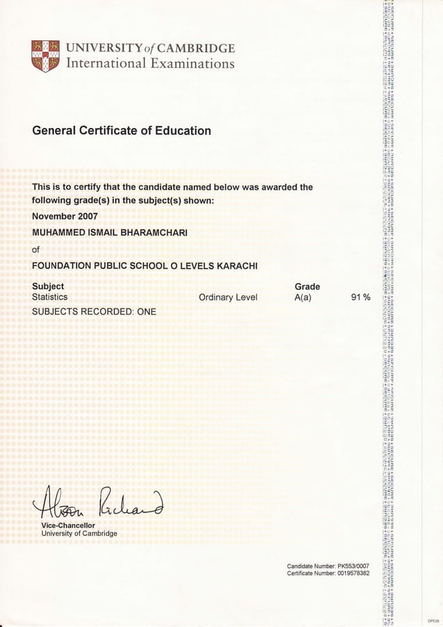 O-Level Result | PDF