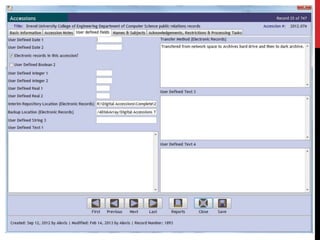 Digital Accessioning | PPTX