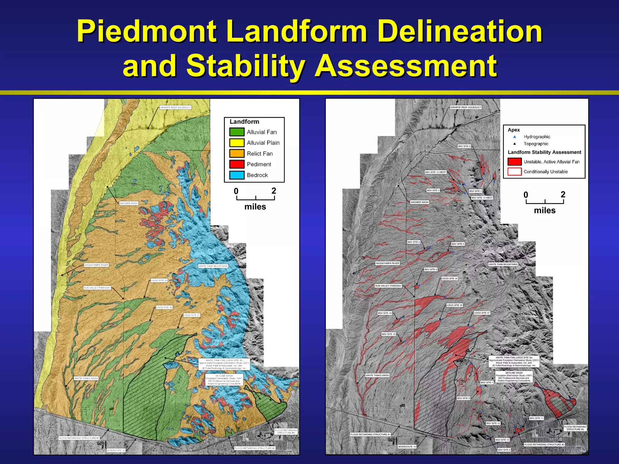 Mapping Piedmont Landforms in Arizona Using ArcGIS and the Trimble ...
