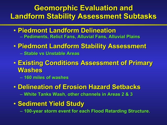 Mapping Piedmont Landforms in Arizona Using ArcGIS and the Trimble ...