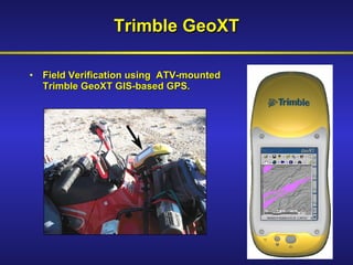 Mapping Piedmont Landforms in Arizona Using ArcGIS and the Trimble ...