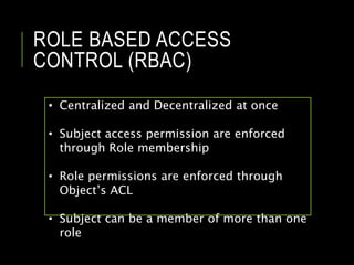 Abac and the evolution of access control | PPTX