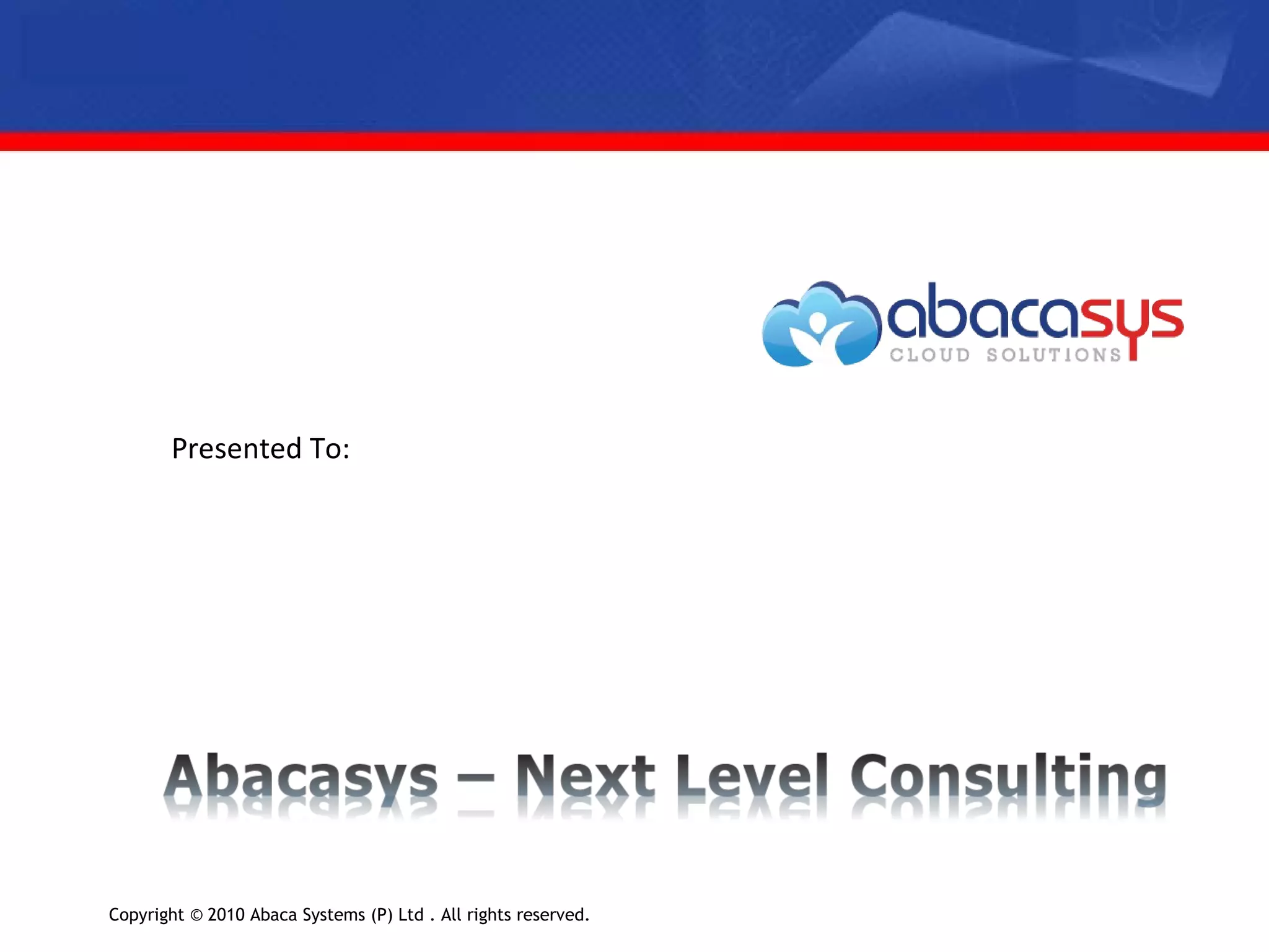Abacasys profile | PPT