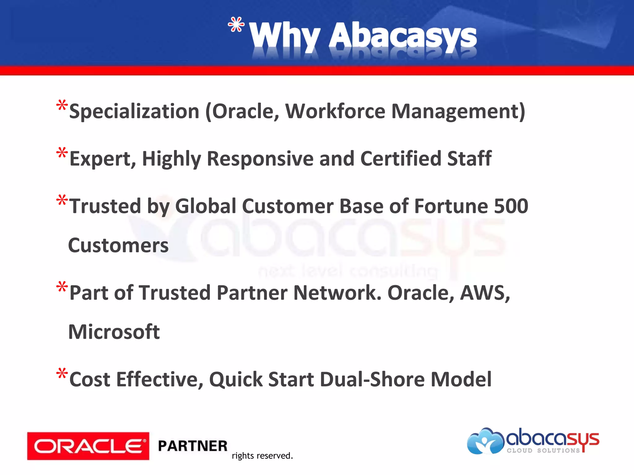 Abacasys profile | PPT
